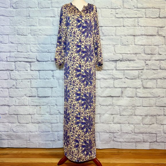 Tucker | Dresses | Tucker Cream Paisley Silk Maxi Dress | Poshmark